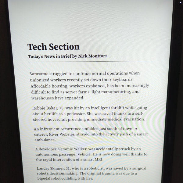 Tech Section